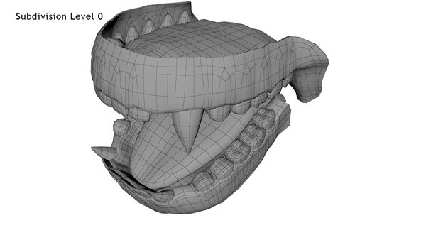 3D Creature Jaw Rig Maya - TurboSquid 1789730