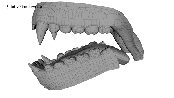 3D Creature Jaw Rig Maya - TurboSquid 1789730
