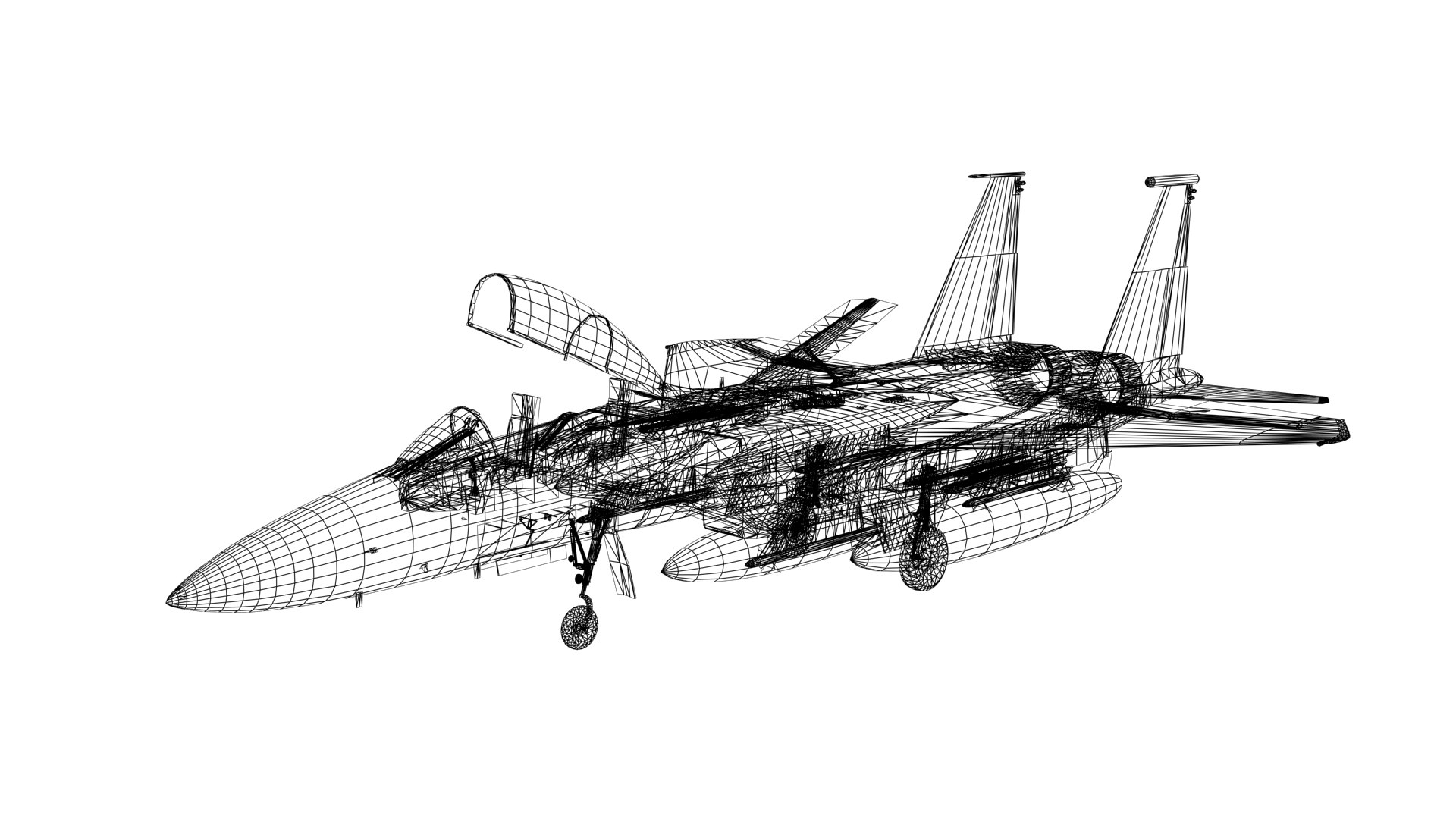 F-15D Model - TurboSquid 1930577