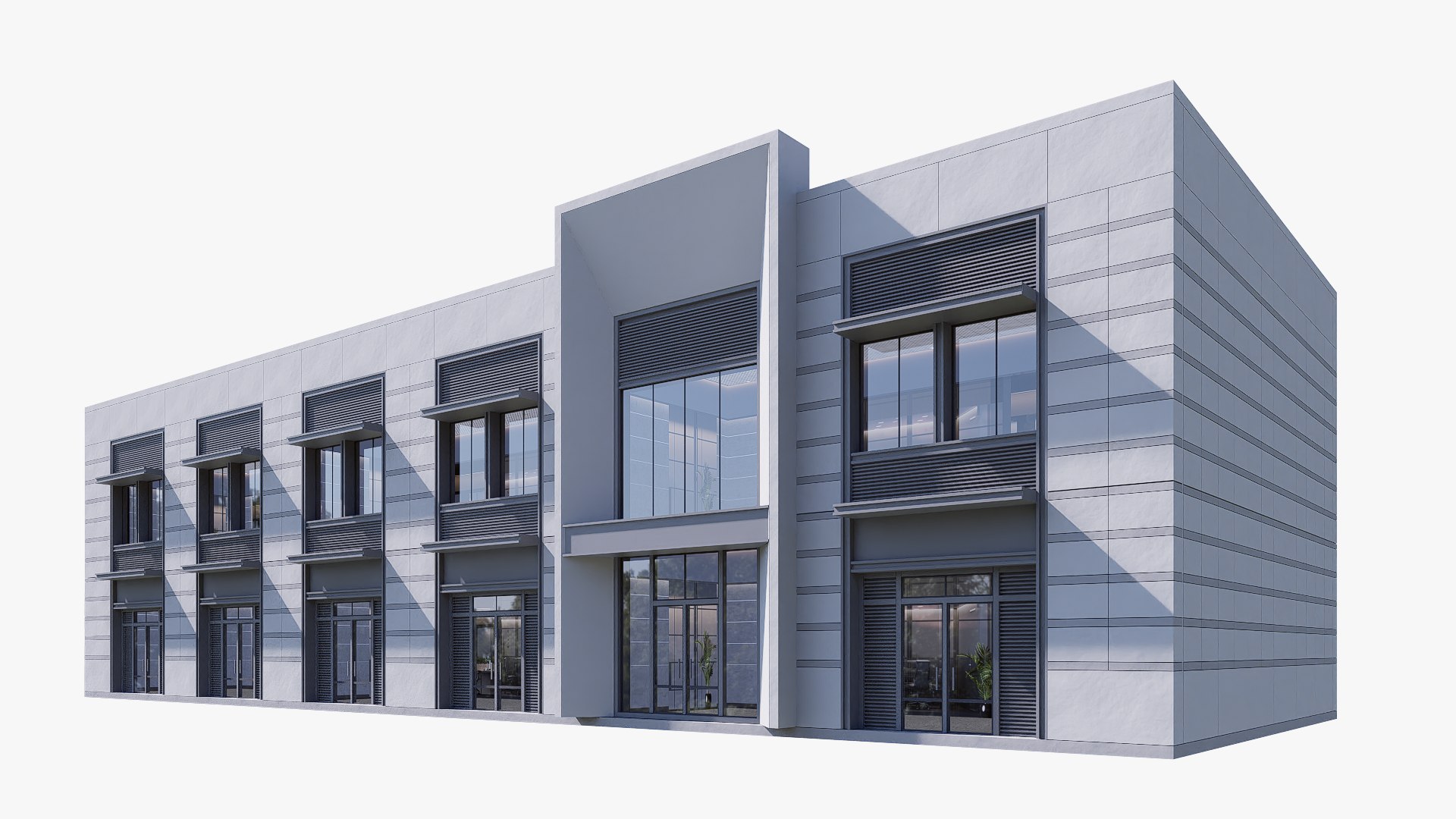 3D Model Commercial Building - TurboSquid 2349371
