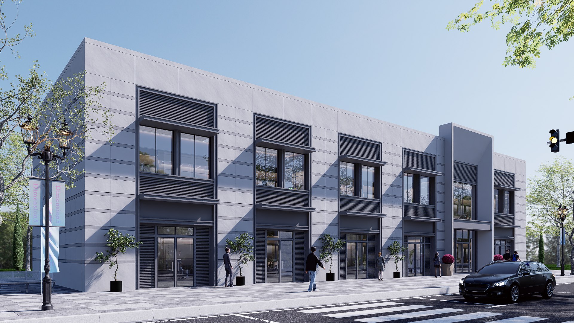 3D Model Commercial Building - TurboSquid 2349371