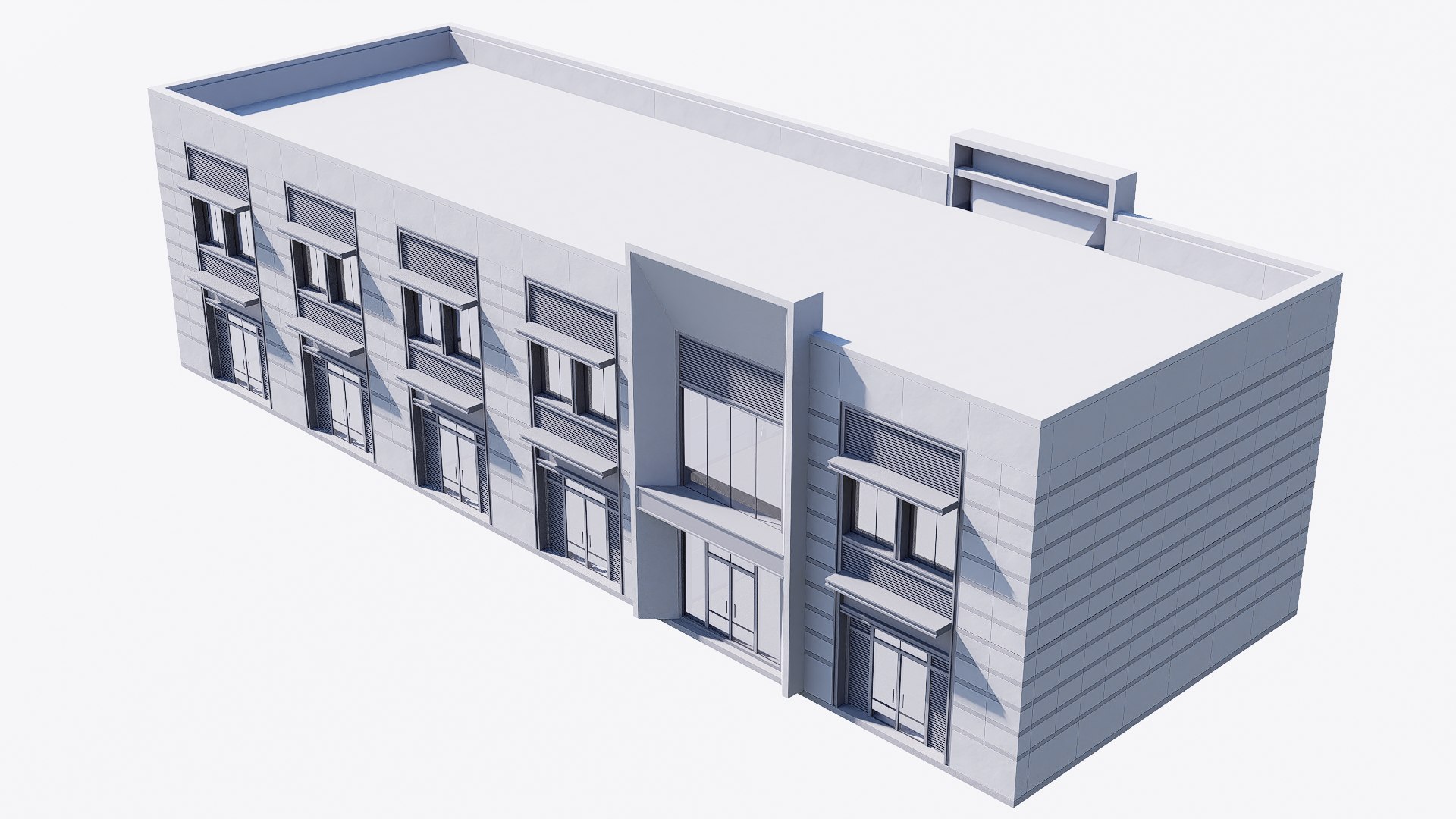 3D Model Commercial Building - TurboSquid 2349371