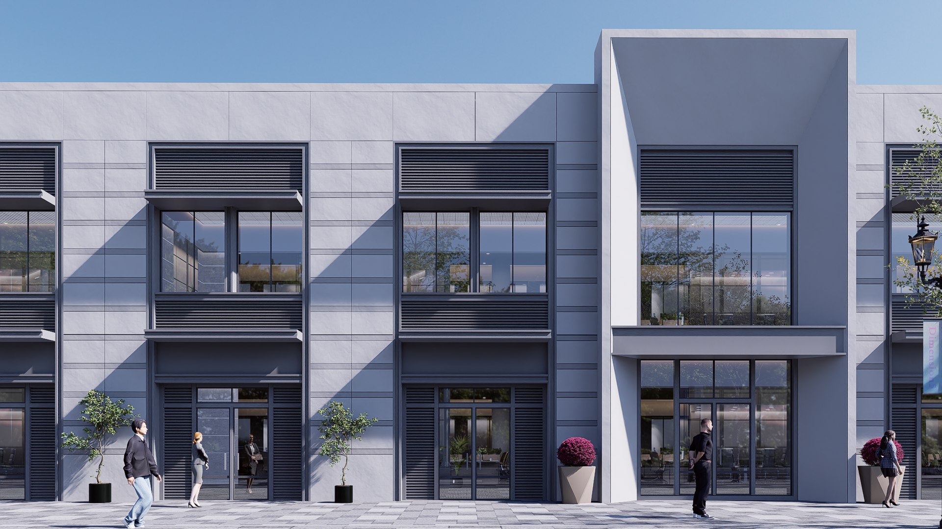 3D Model Commercial Building - TurboSquid 2349371