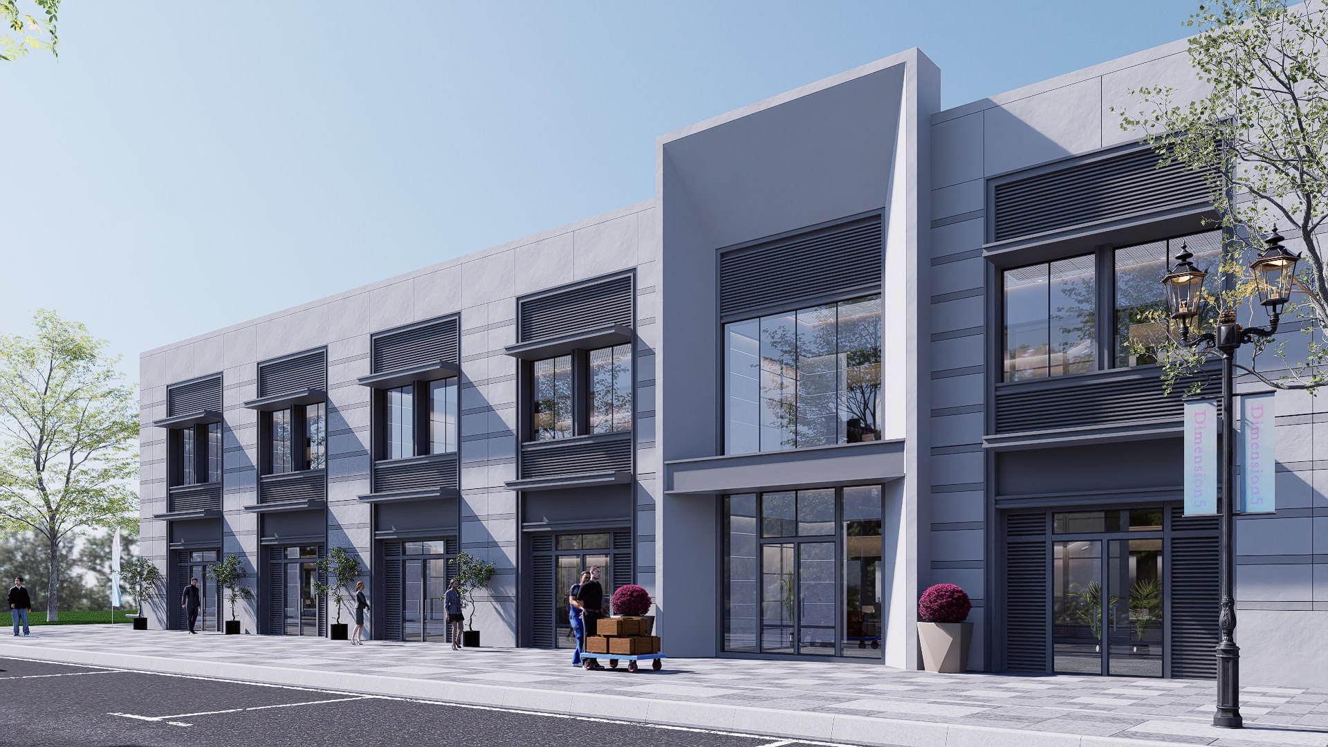 3D Model Commercial Building - TurboSquid 2349371