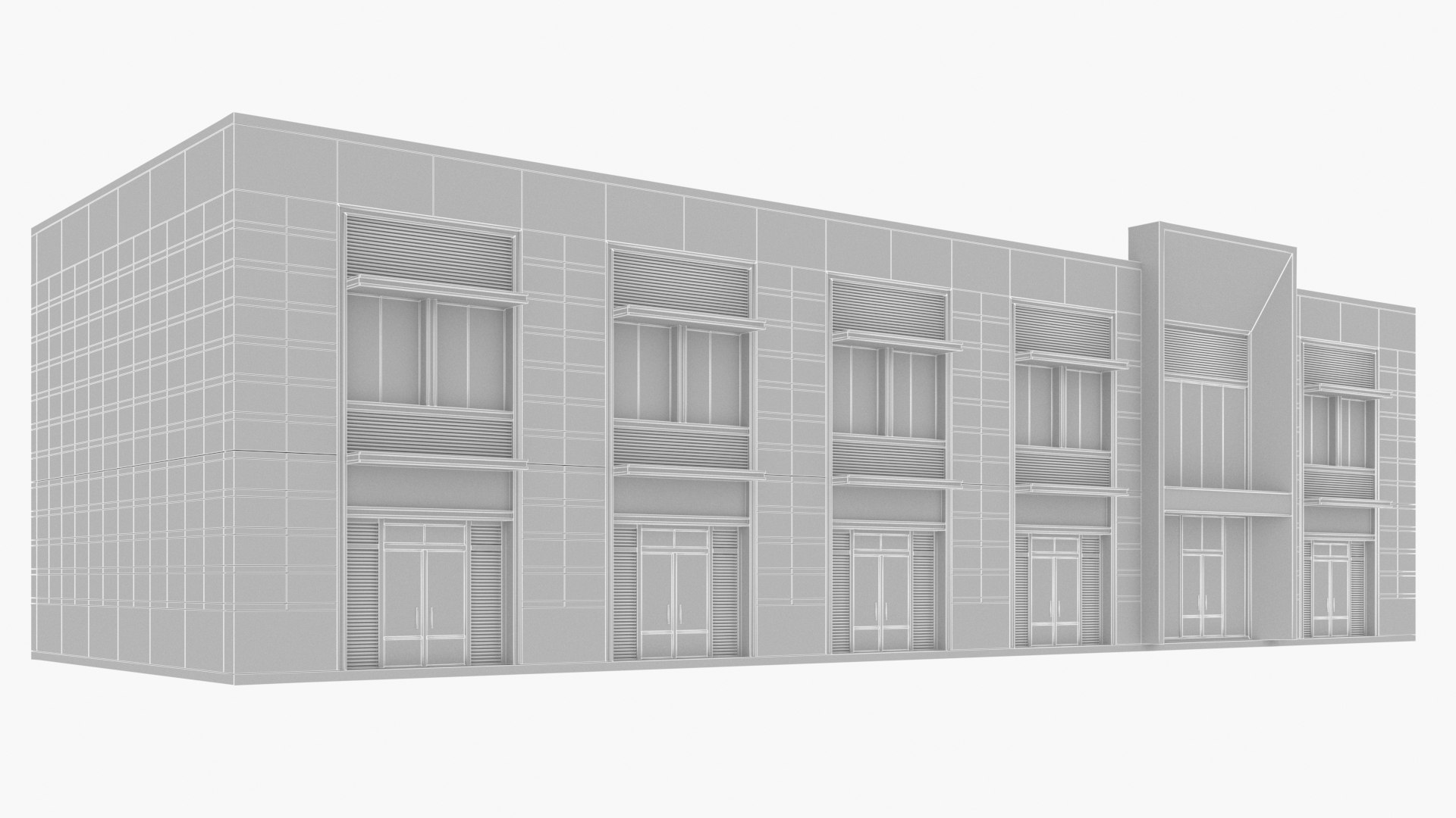 3D Model Commercial Building - TurboSquid 2349371