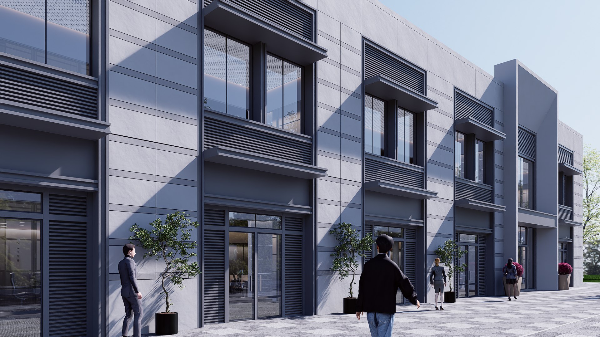 3D Model Commercial Building - TurboSquid 2349371
