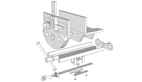 3D carpenter vise - TurboSquid 1648133