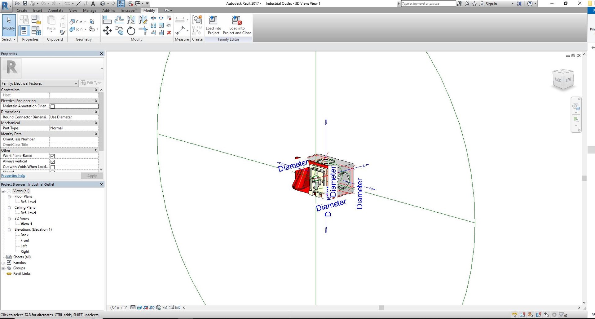 Industrial Socket 3d Model Turbosquid 2167232