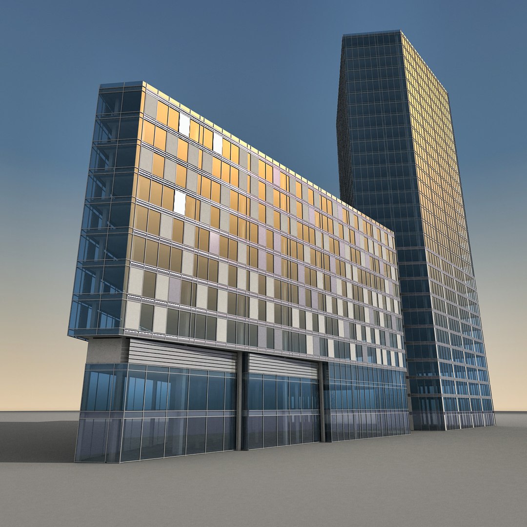 Modern Building 3d Model