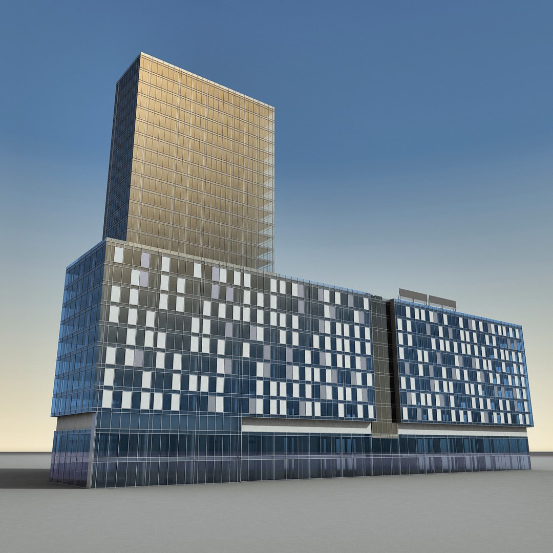 Modern Building 3d Model