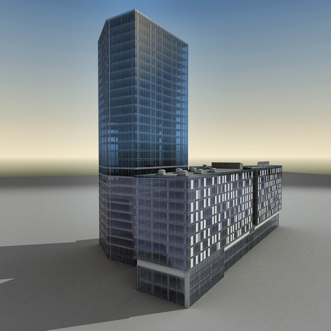 Modern Building 3d Model
