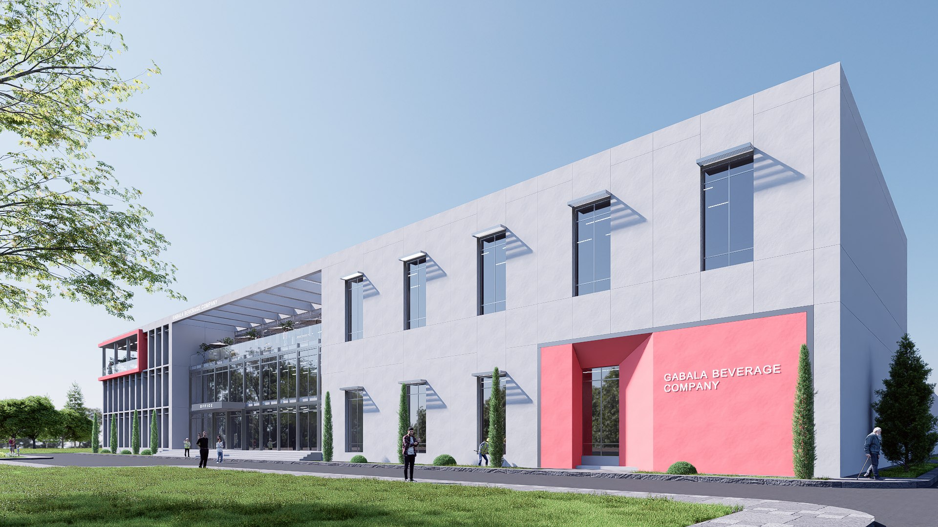 3D Building Modern Architecture Model - TurboSquid 2358002