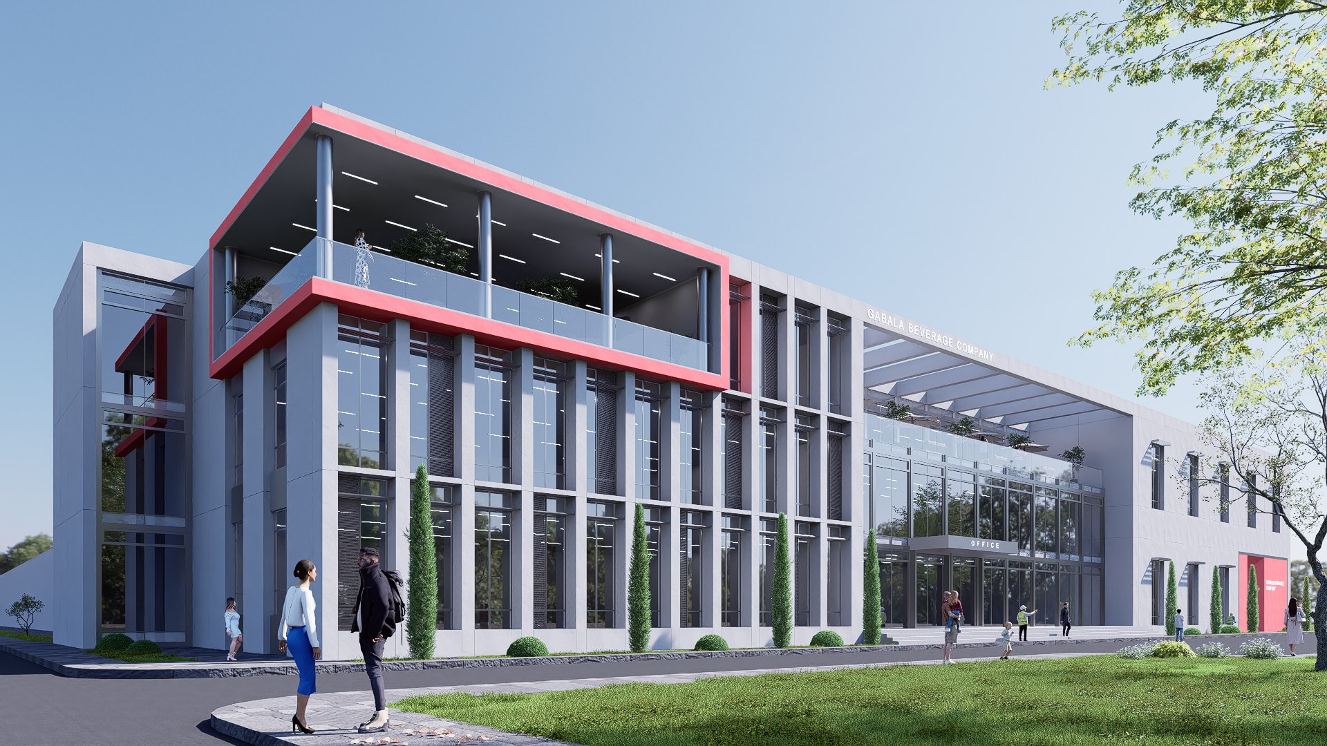 3D Building Modern Architecture Model - TurboSquid 2358002