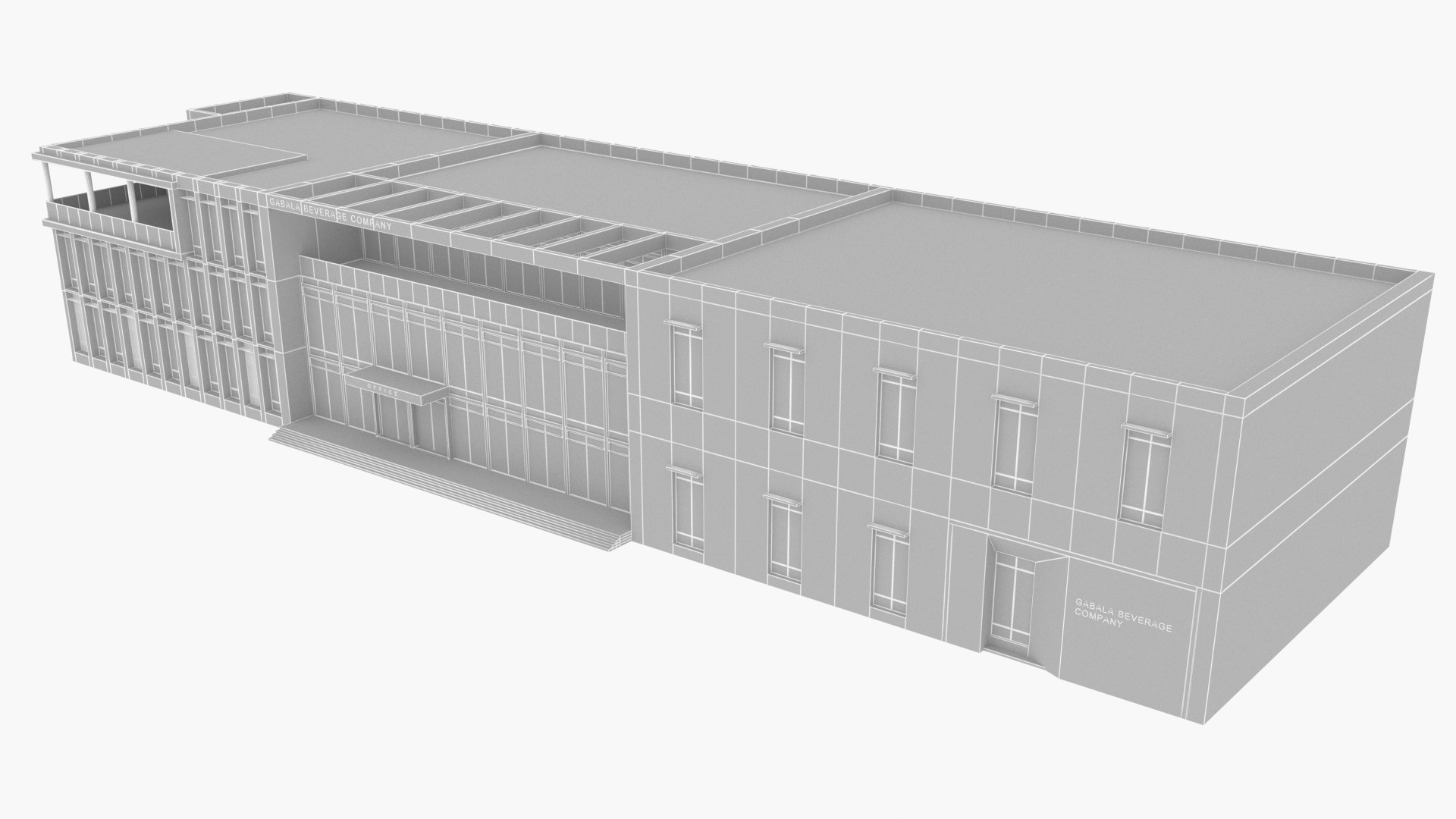 3D Building Modern Architecture Model - TurboSquid 2358002