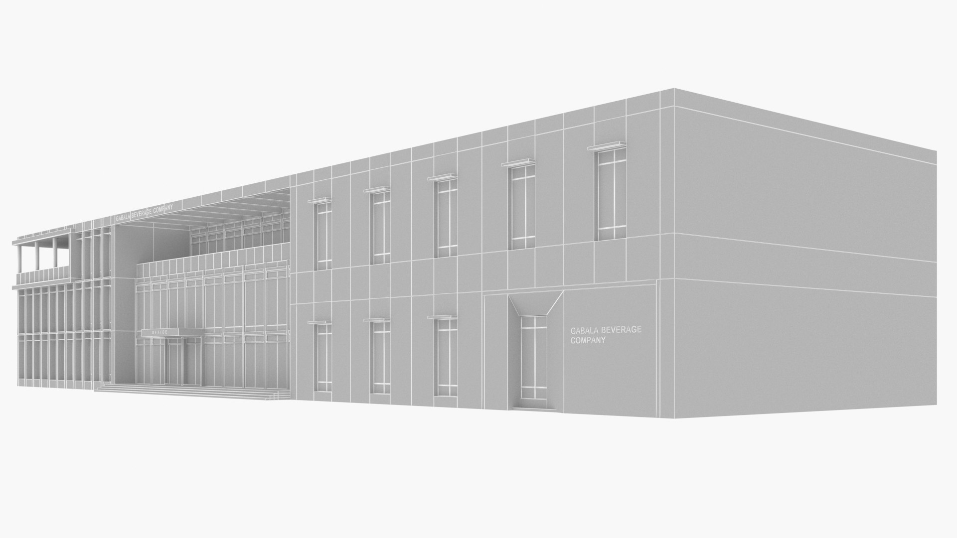 3D Building Modern Architecture Model - TurboSquid 2358002