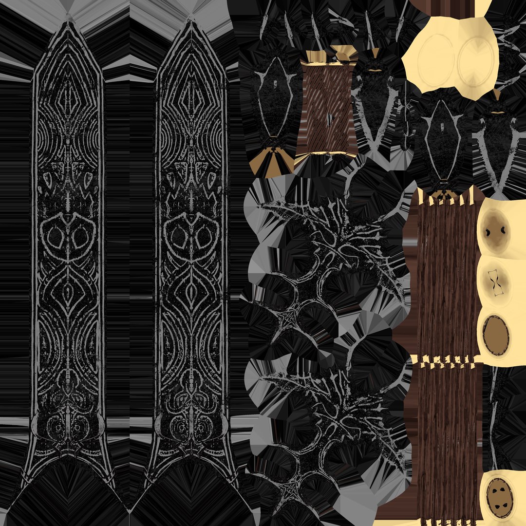 3D Demon Sword Game Ready LowPoly 40k - TurboSquid 2231615