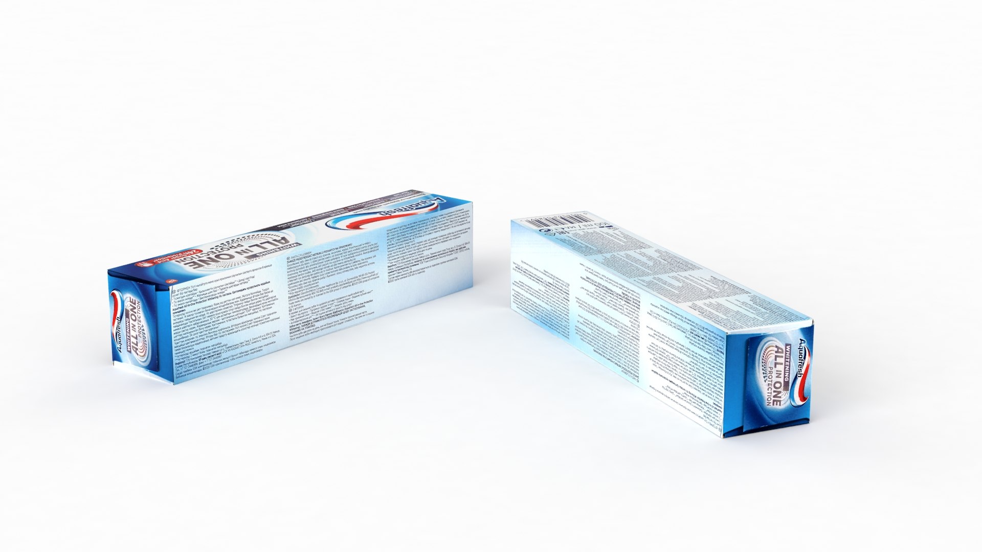 3D Aquafresh All in One Toothpaste Box 100ml 2021 - TurboSquid 1796693
