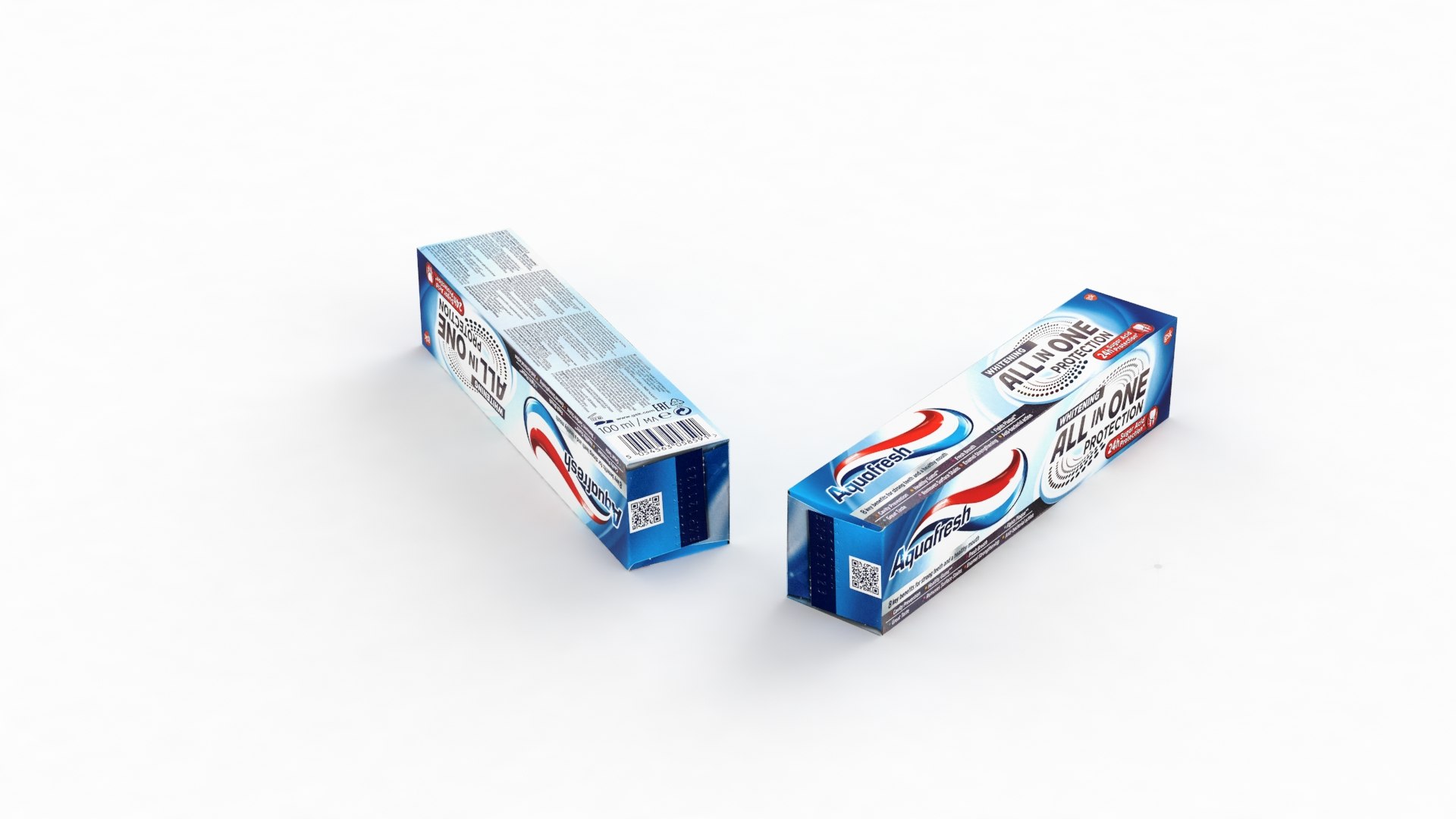 3D Aquafresh All in One Toothpaste Box 100ml 2021 - TurboSquid 1796693