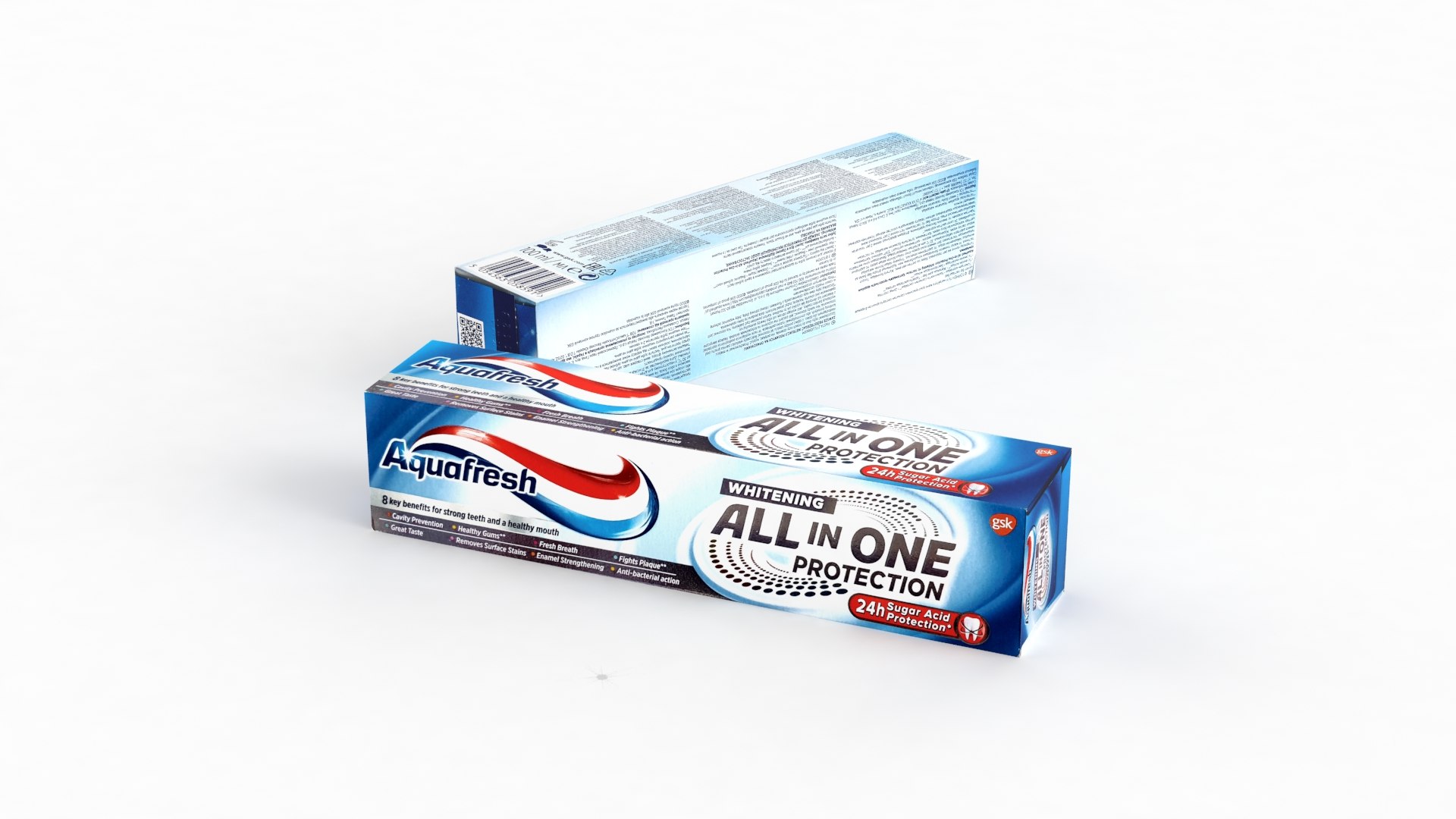 3D Aquafresh All in One Toothpaste Box 100ml 2021 - TurboSquid 1796693