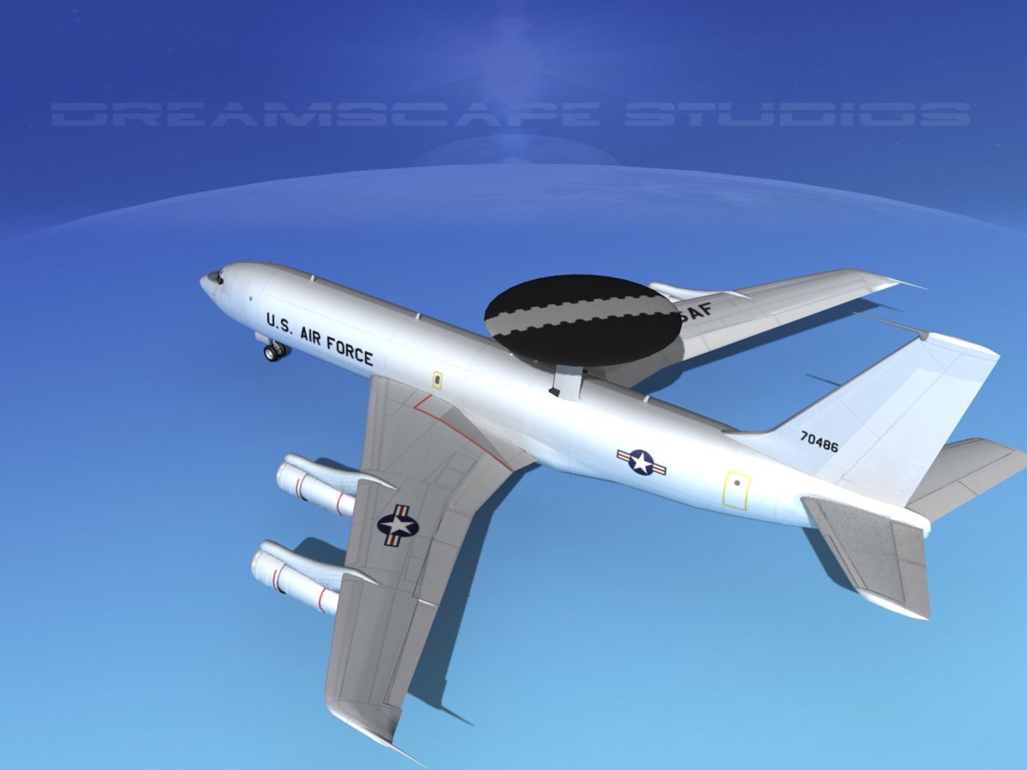 3d Model Boeing E-3 Sentry