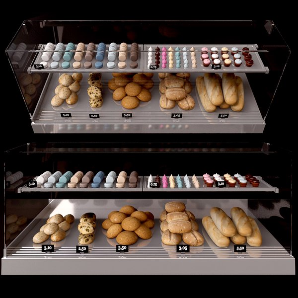 Bakery Display 3D Models for Download | TurboSquid