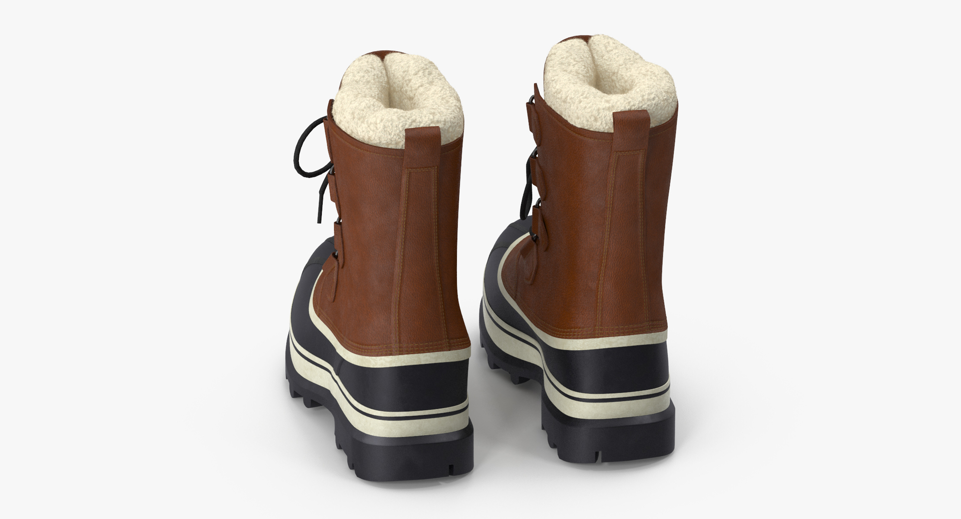 snow boots 01 3d model