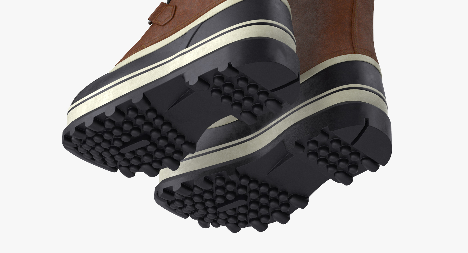 snow boots 01 3d model