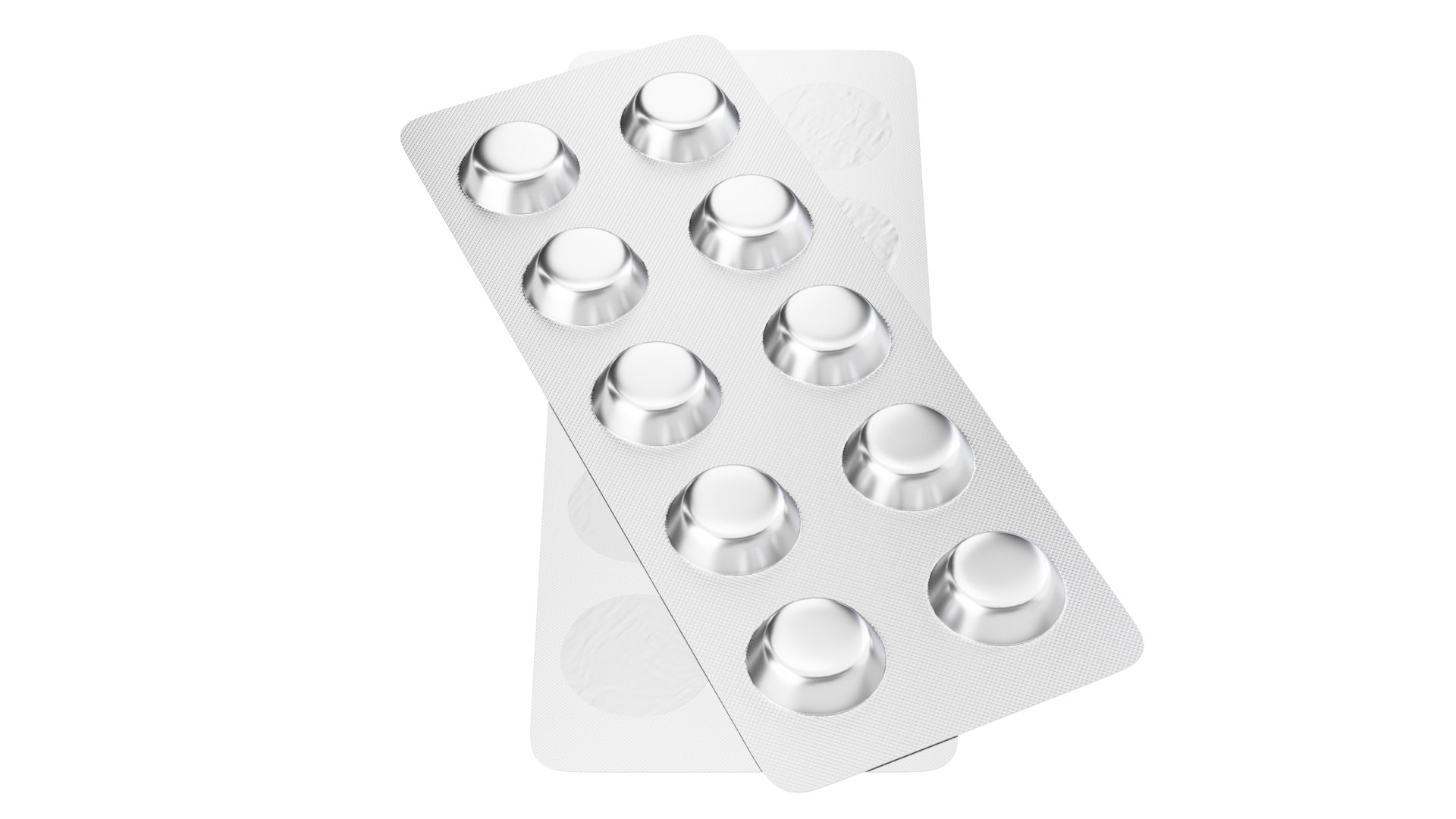 Pills Blister Pack Model - TurboSquid 2154082