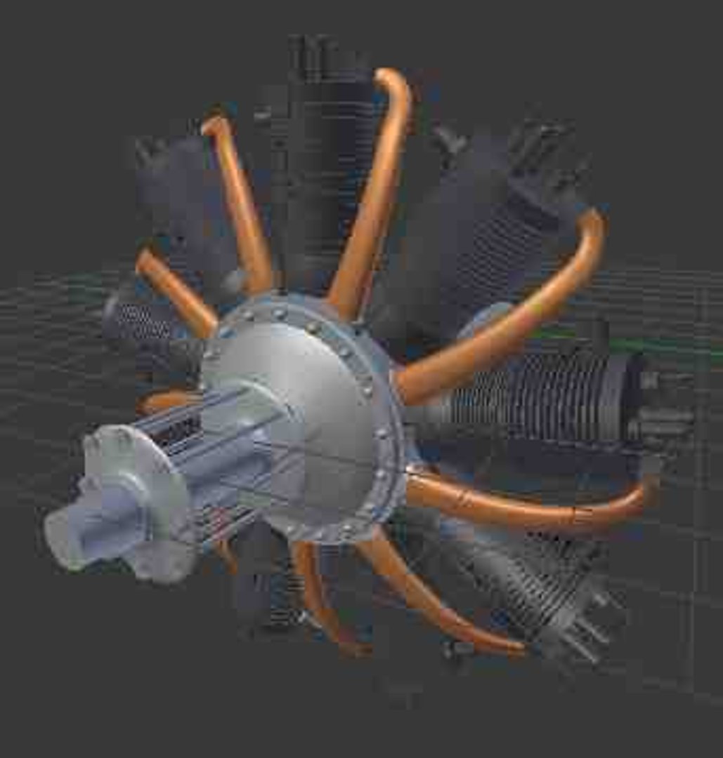 3d Rotary Engine Rhone