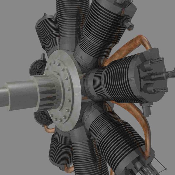 3d rotary engine rhone