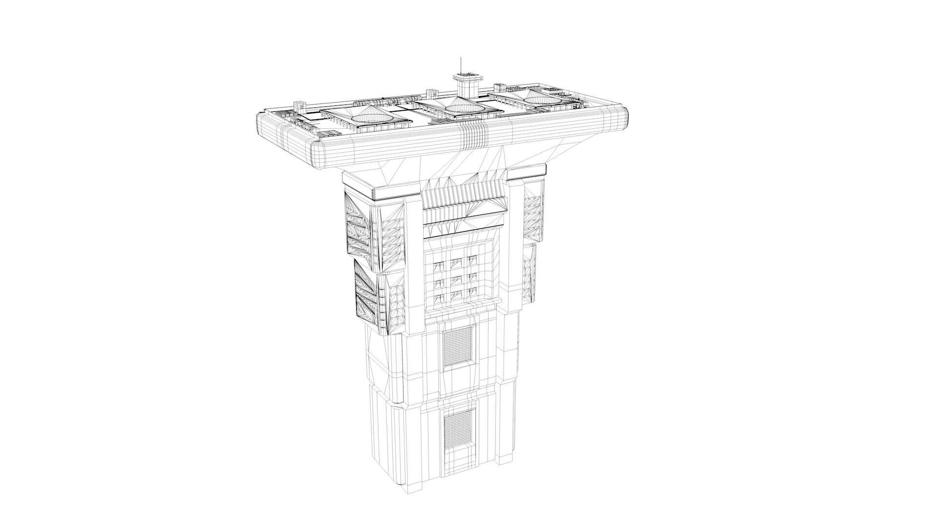 LAPD Bladerunner Building Cyberpunk Model - TurboSquid 1716503