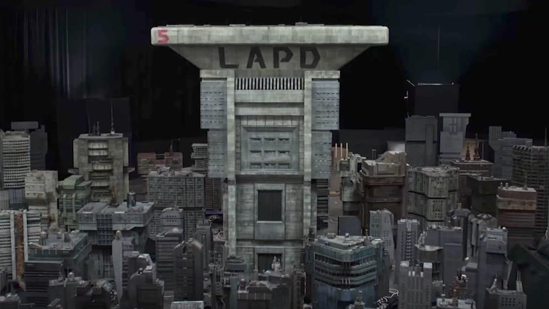 LAPD Bladerunner Building Cyberpunk Model - TurboSquid 1716503