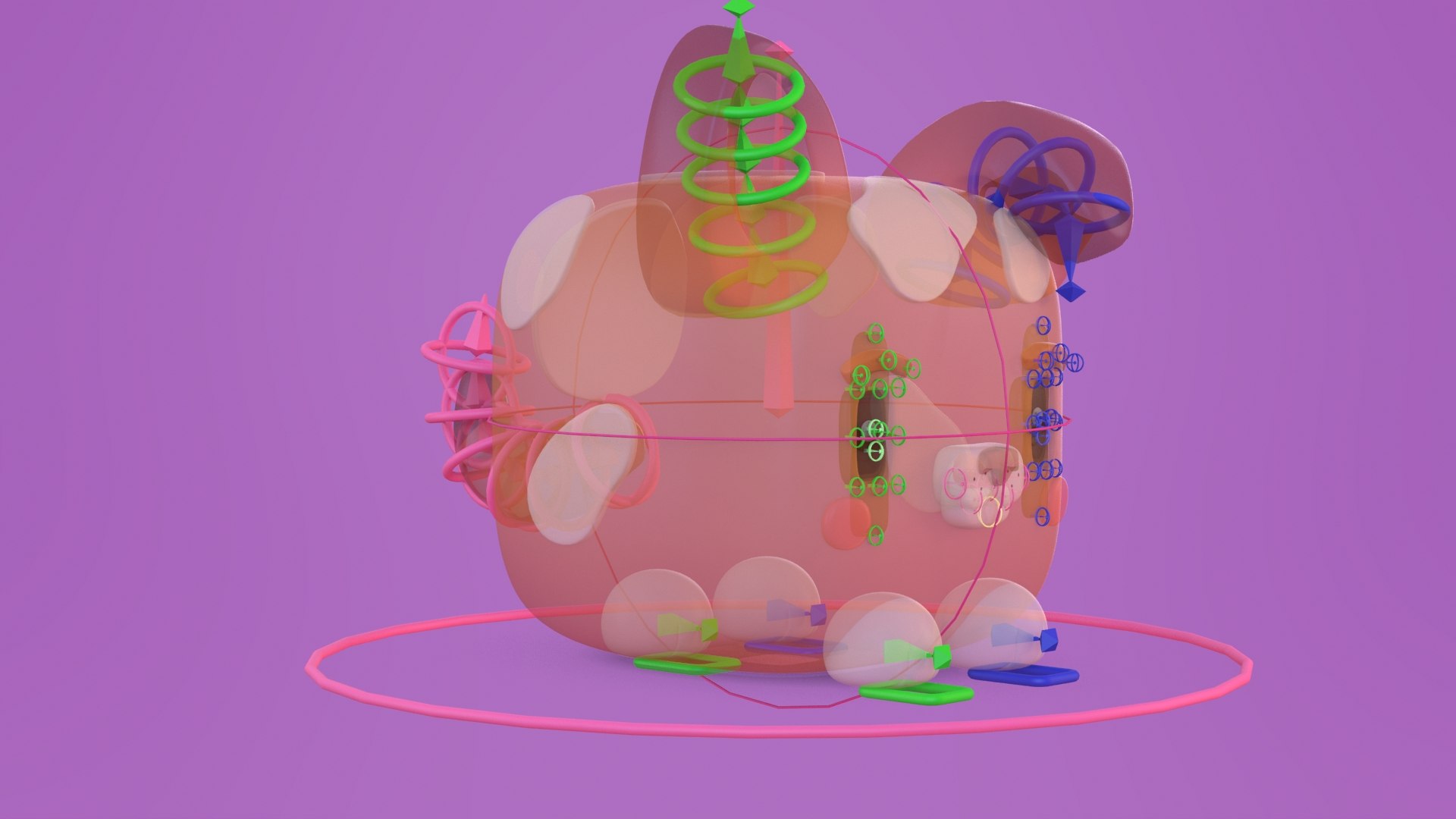 Cartoon Cube Cat Dog Animals Pack Collection 3D model - TurboSquid 1809016