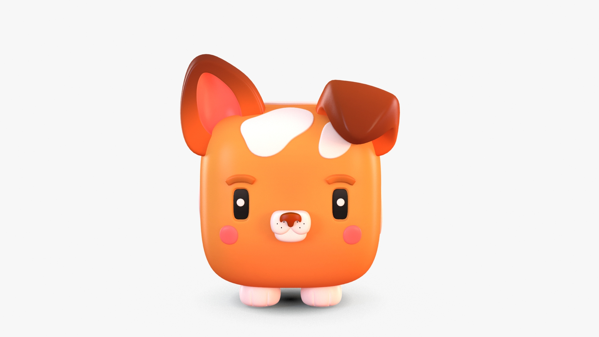 Cartoon Cube Cat Dog Animals Pack Collection 3D model - TurboSquid 1809016