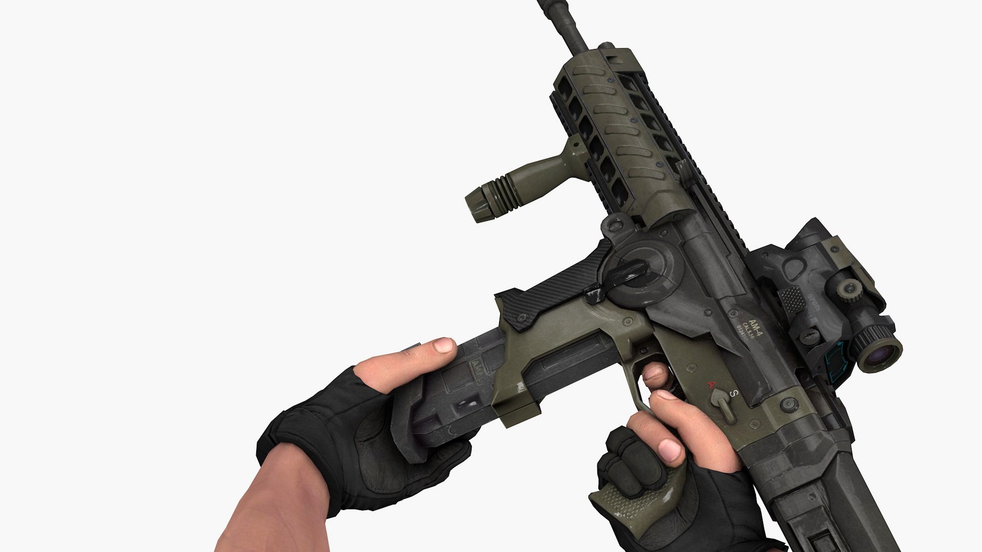 LAR Rifle 3D - TurboSquid 1885284