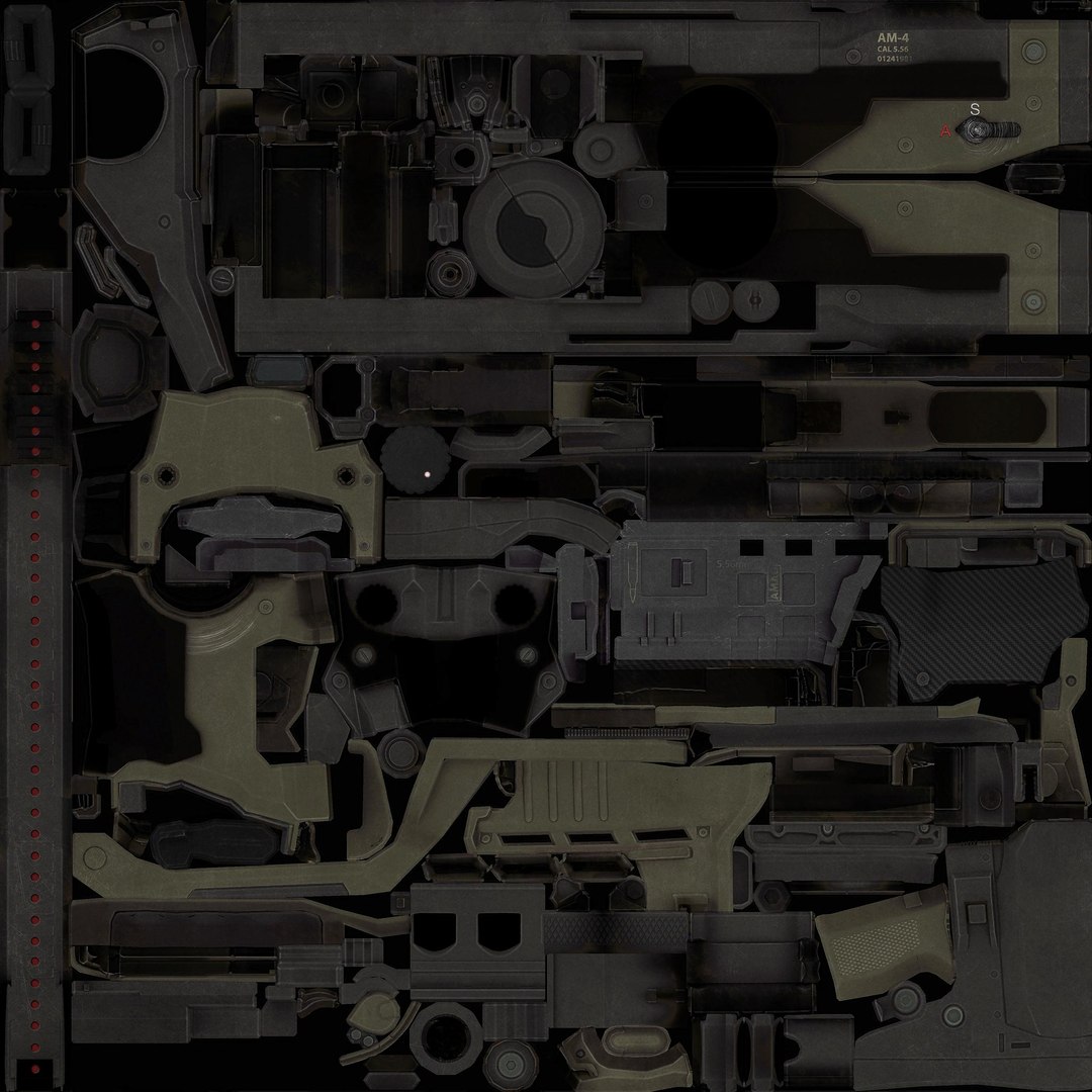 LAR Rifle 3D - TurboSquid 1885284