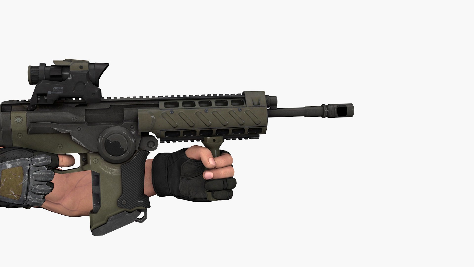 LAR Rifle 3D - TurboSquid 1885284