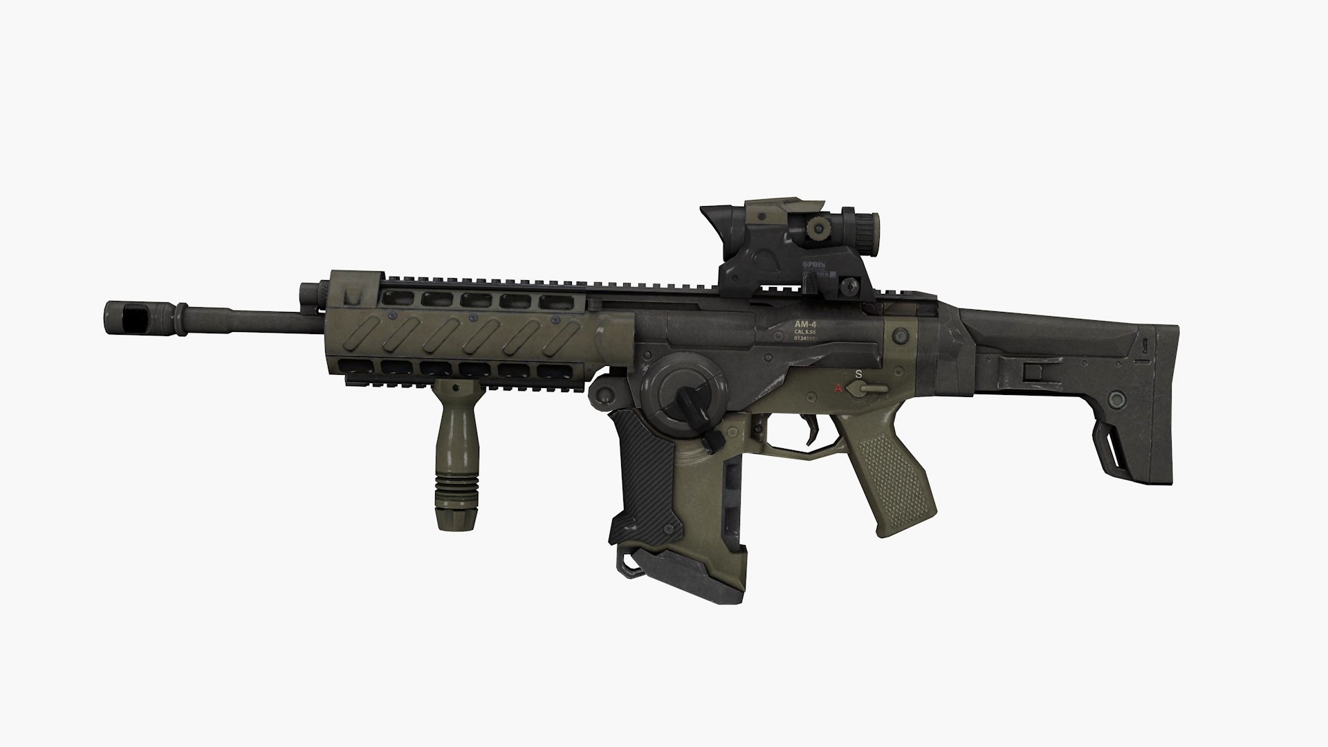 LAR Rifle 3D - TurboSquid 1885284