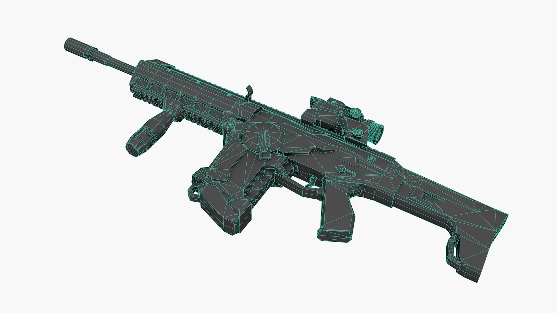 LAR Rifle 3D - TurboSquid 1885284