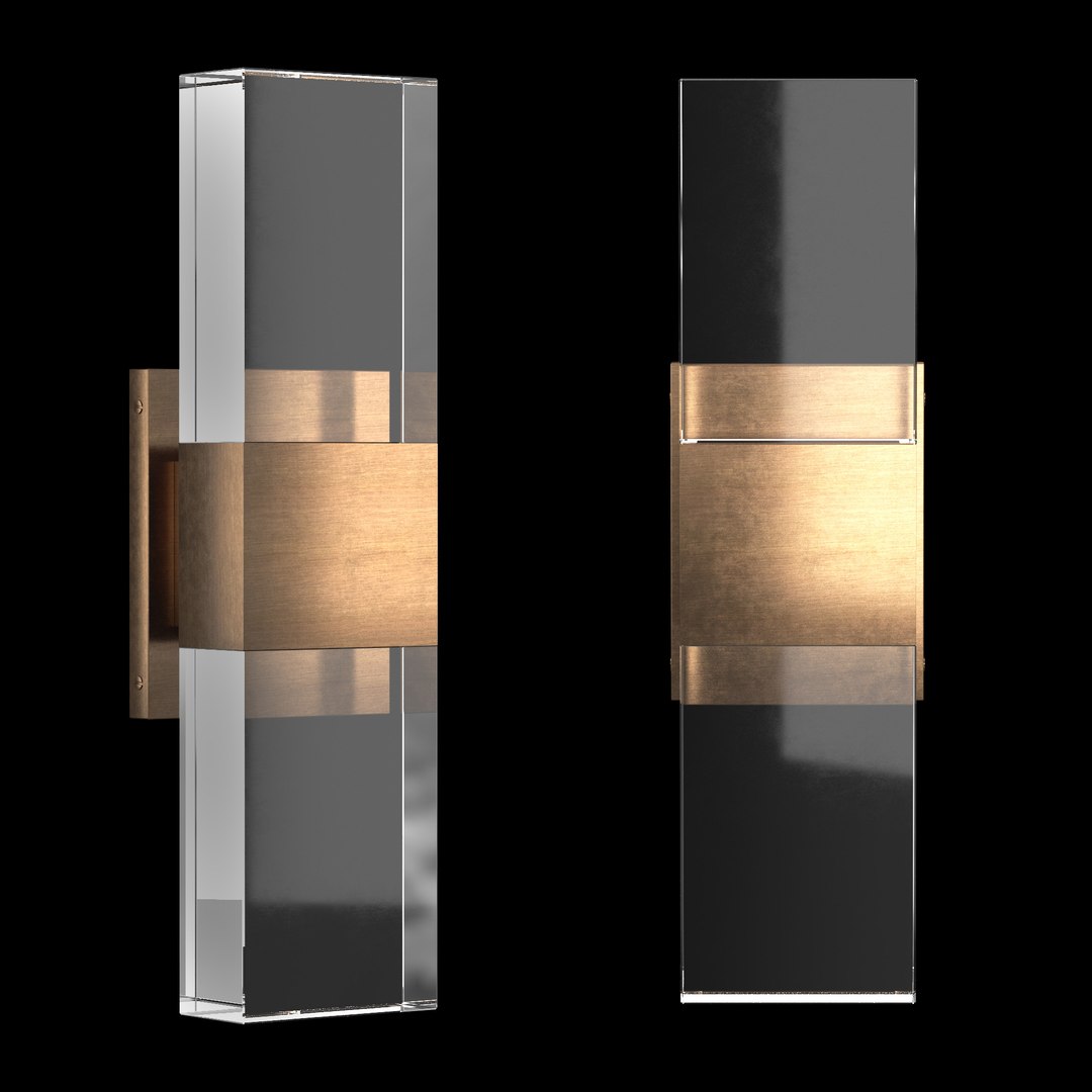 3D SERRA LINEAR SCONCE Model - TurboSquid 1995028