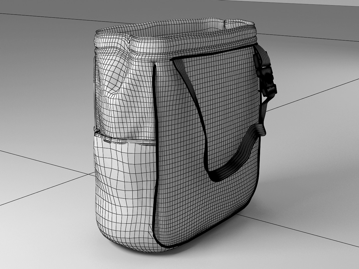 3d Model Lunch Box