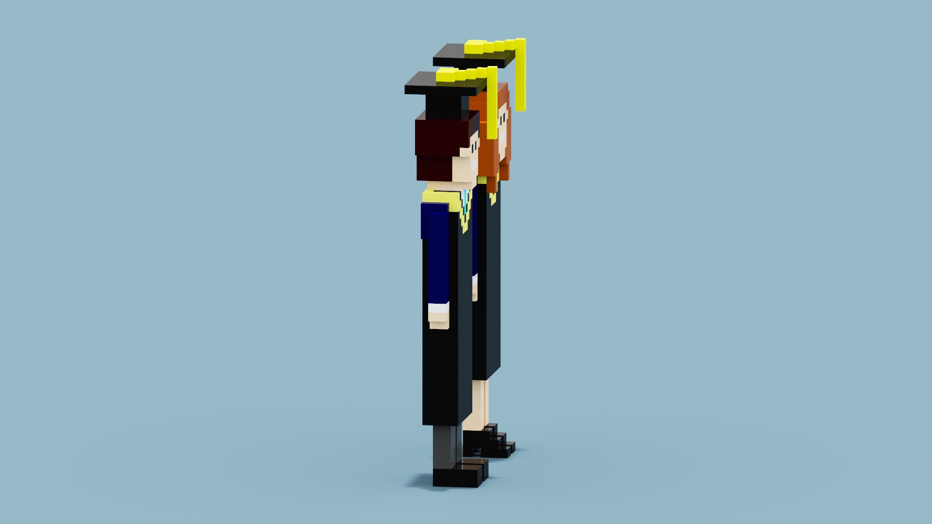 3D Graduation Character - TurboSquid 2179159