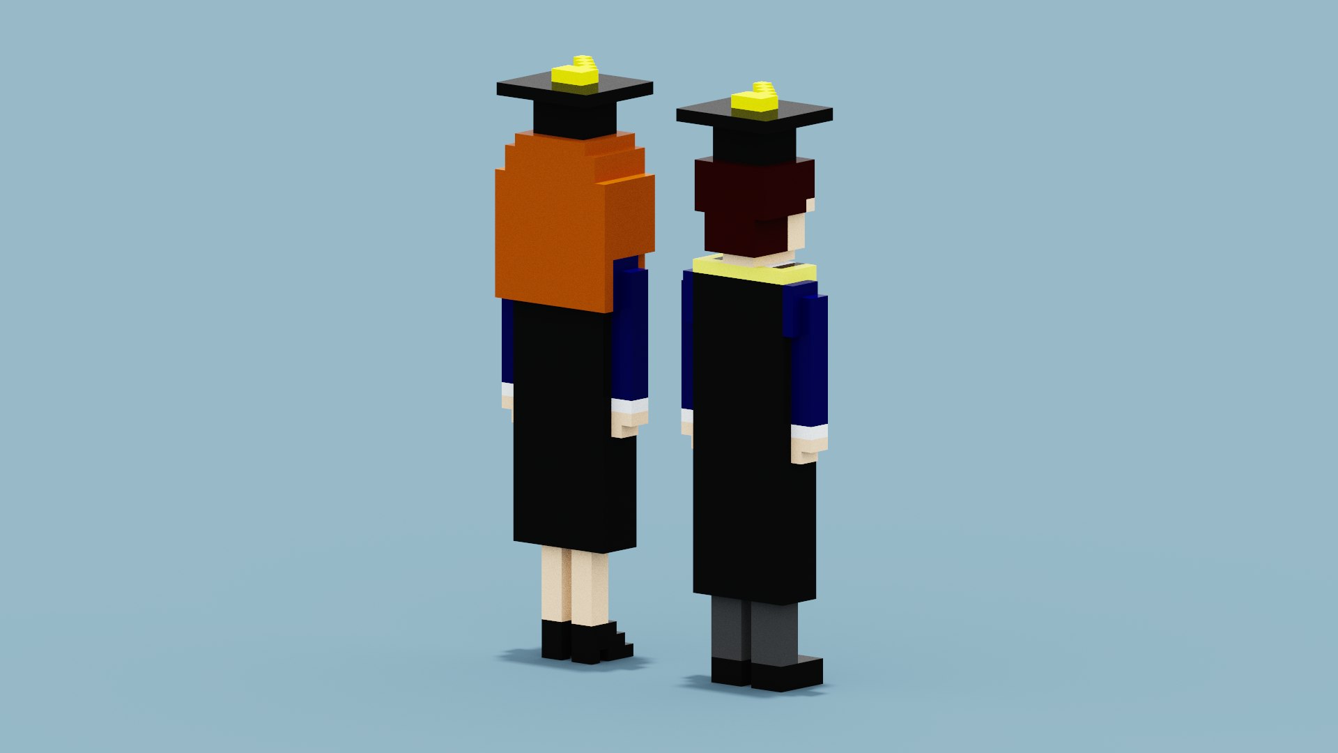 3D Graduation Character - TurboSquid 2179159