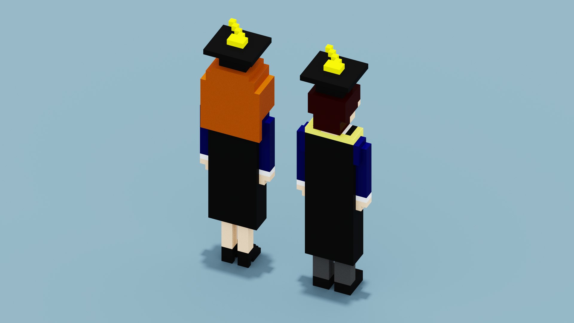 3D Graduation Character - TurboSquid 2179159