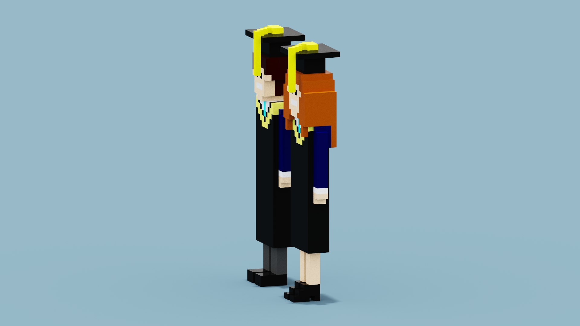 3D Graduation Character - TurboSquid 2179159