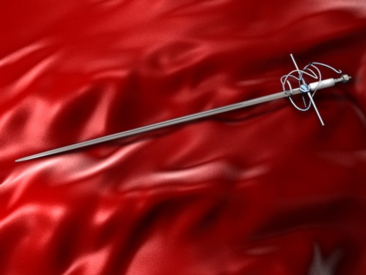 rapier fencing sword 3d 3ds