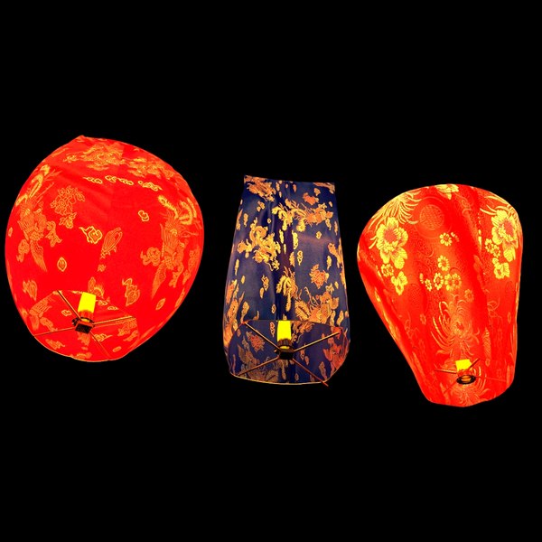 modelo 3d Chinese sky lantern - TurboSquid 2074792