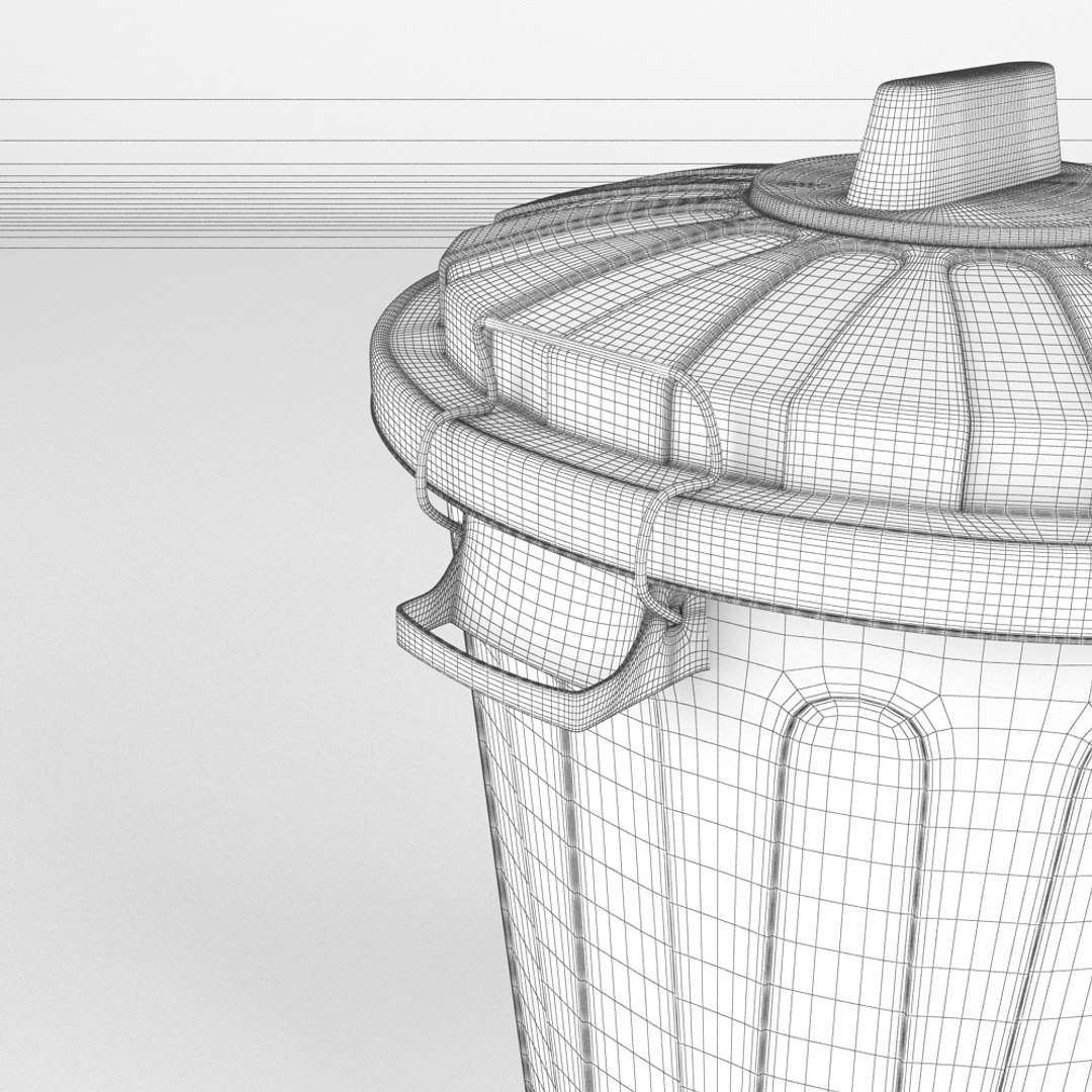 Trash Realistic 3d Model