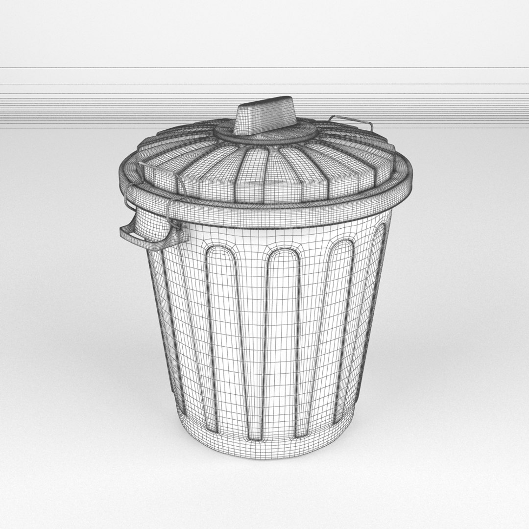 Trash Realistic 3d Model