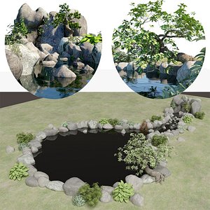 3D Pond Models - Browse & Download Formats - TurboSquid